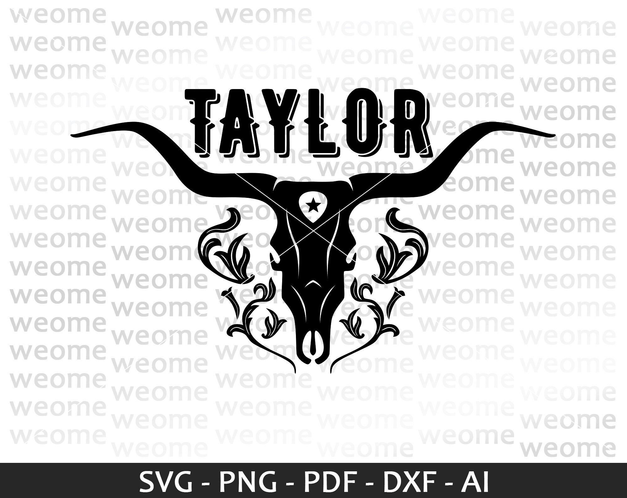 Taylor Svg Download File for Cricut, Laser Cut and Print, Commercial ...