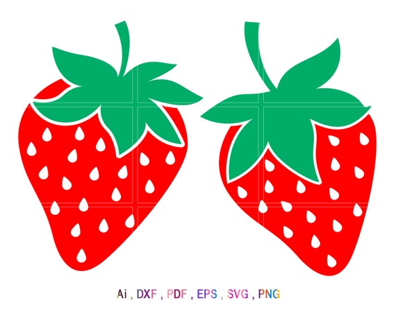 Strawberry Svg Download File for Cricut Laser Cut and Print - Etsy