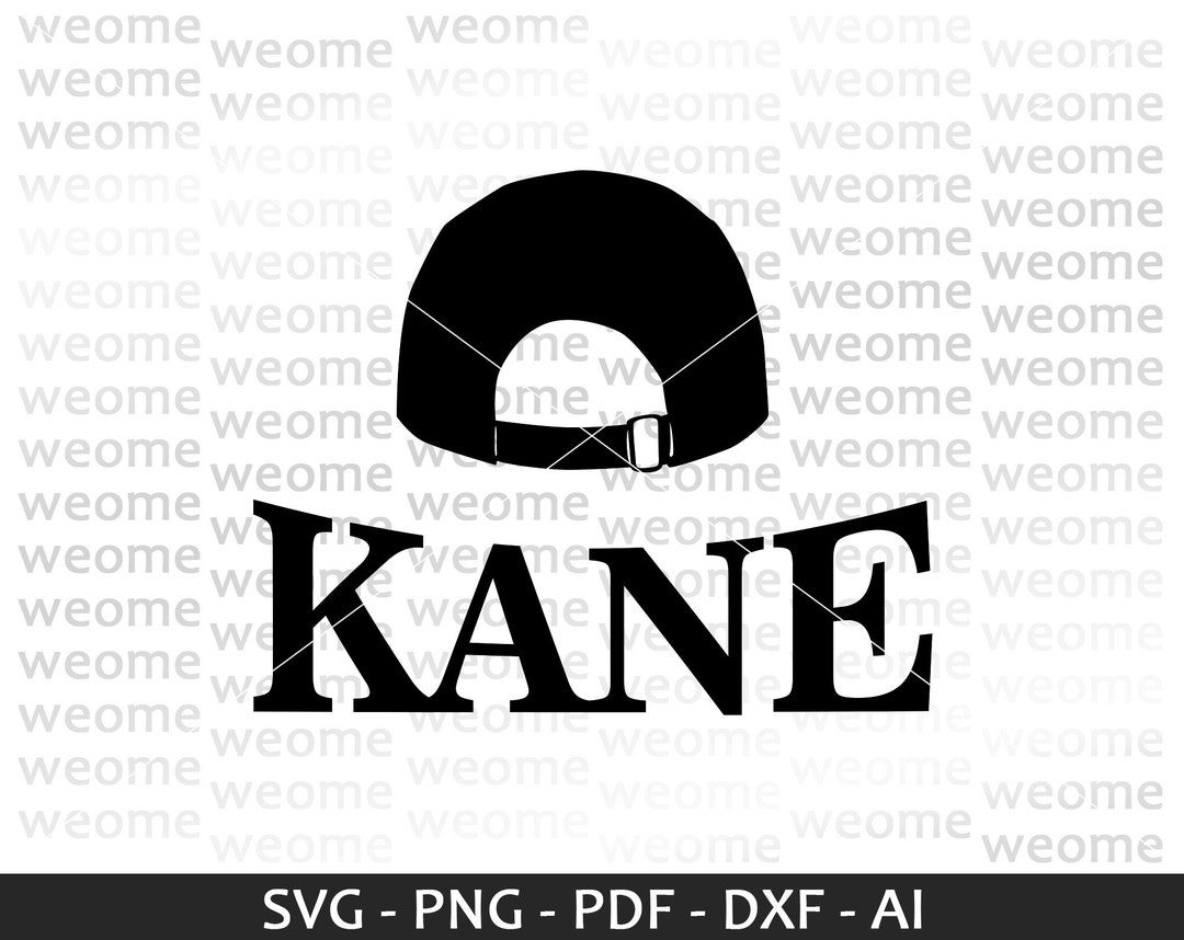 Kane Svg Download File for Cricut, Laser Cut and Print, Commercial Use ...