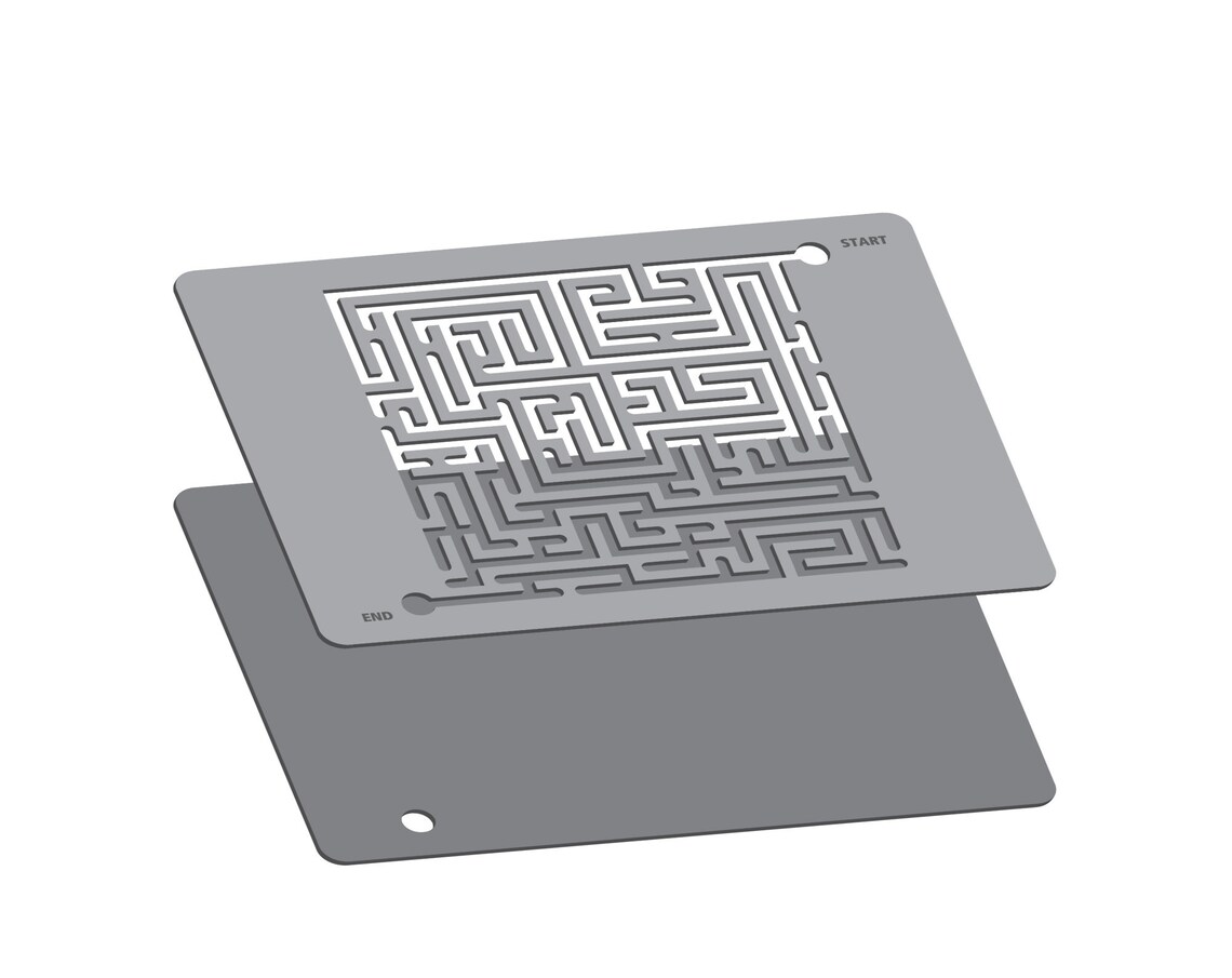 Maze Svg Download File for Cutting - Etsy
