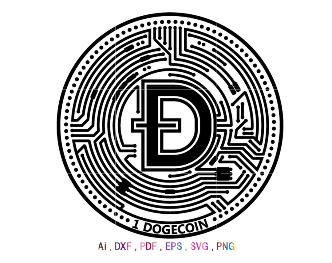 Dogecoin Svg Download File for Cricut, Laser Cut and Print, Commercial ...