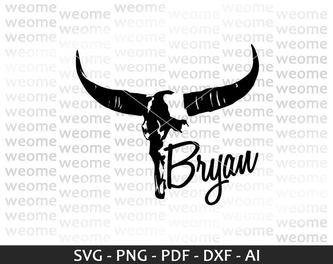 Bryan Svg Download File for Cricut, Laser Cut and Print, Commercial Use ...