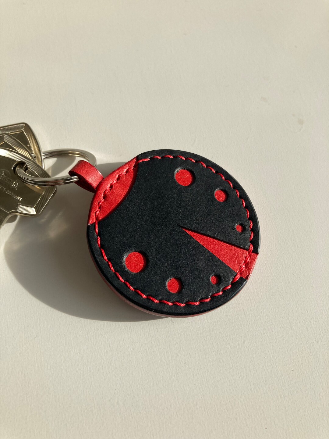 Handmade Leather Keychain Leather Key Fob Leather Key Ring Handmade ...