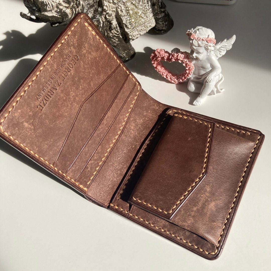 Mens Wallet With Coin Pocket Personalized Bifold Wallet Men's Coin ...