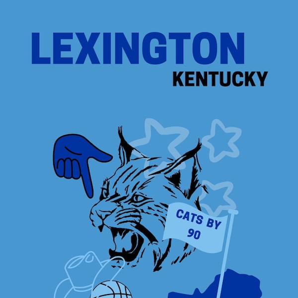 University of Kentucky Poster - Etsy
