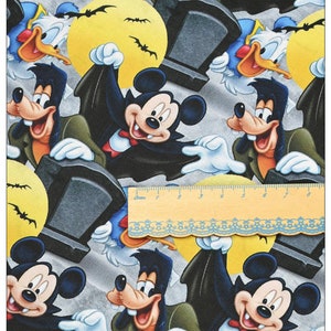 Disney's Mickey Mouse Fabric Cotton Cartoon Fabric Animation Fabric by ...