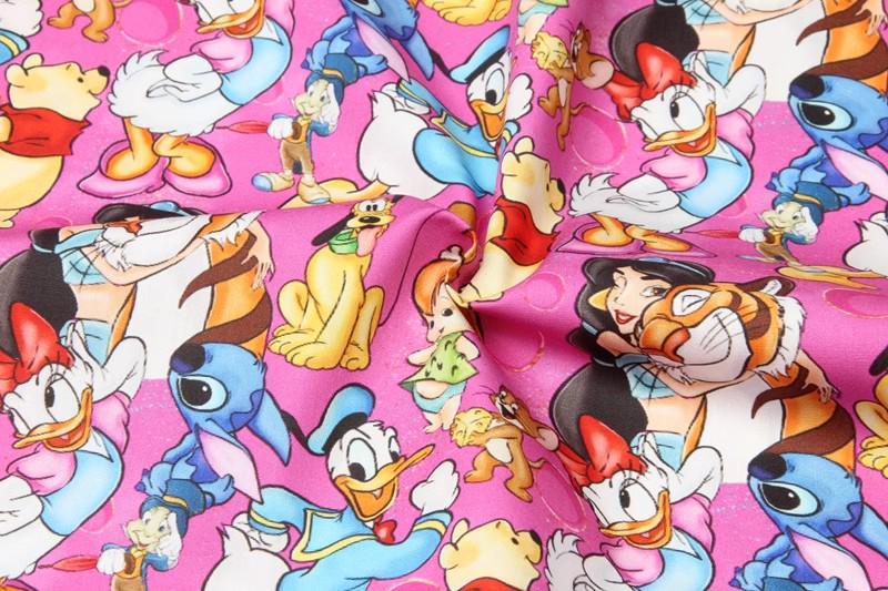 Cartoon Characters Fabric Princess Fabric Stitch Fabric Mickey Minnie ...