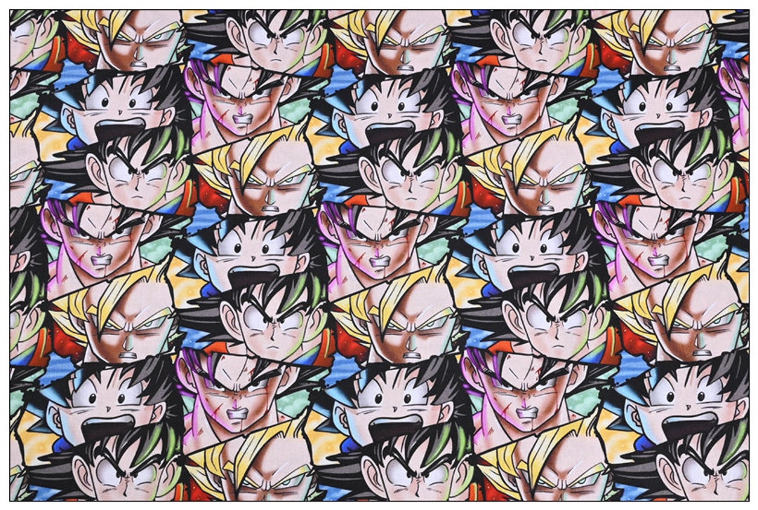 Sun Wukong Fabric Japanese Anime Fabric Cotton Cartoon Fabric Sewing ...
