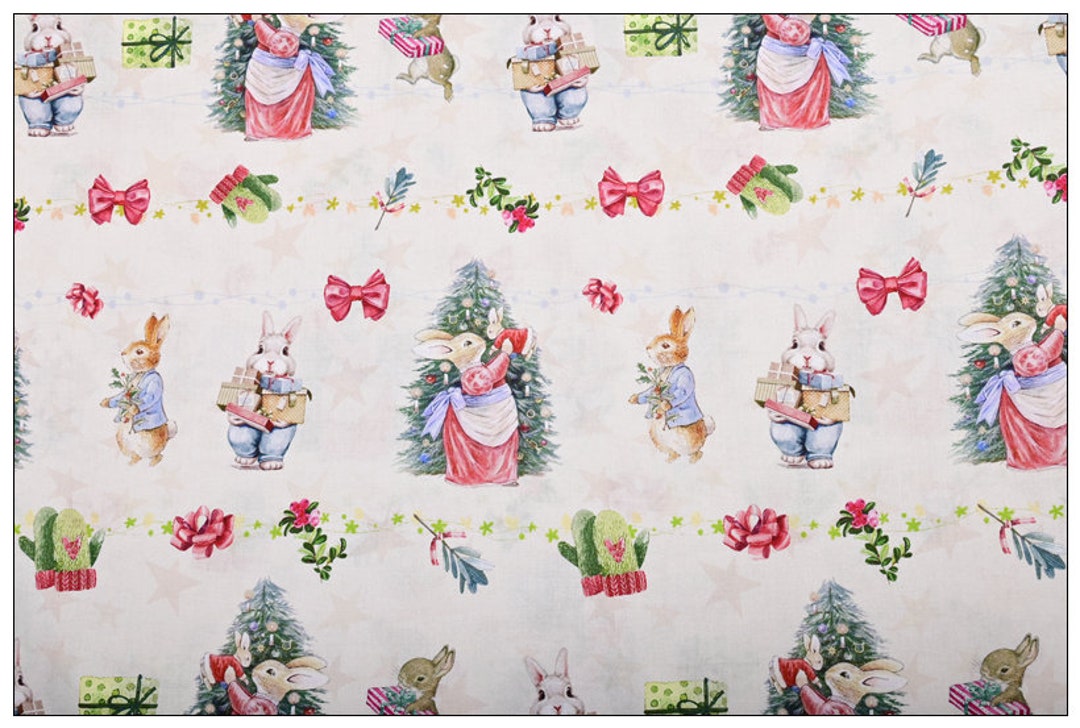 Peter Rabbit Fabric Cotton Cartoon Fabric Animation Fabric by the Half ...