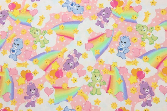 Care Bears Fabric Cotton Cartoon Fabric Sewing Fabric - Etsy