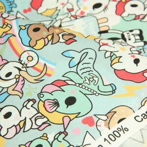 Tokidoki Fabric Unicorn Fabric Cotton Cartoon Fabric Sewing Fabric ...