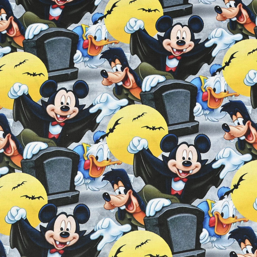Disney's Mickey Mouse Fabric Cotton Cartoon Fabric Animation Fabric by ...
