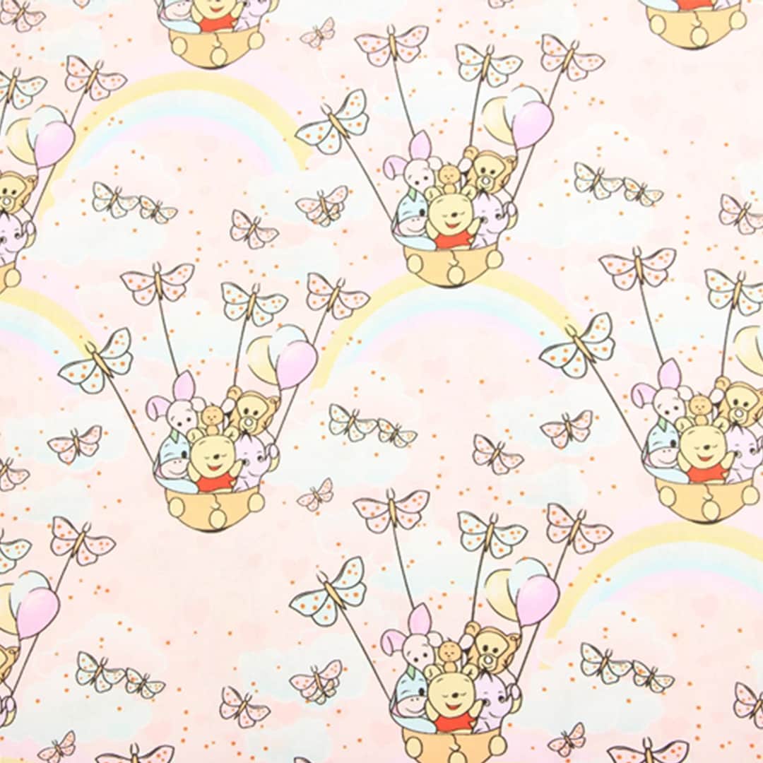 Winnie the Pooh Fabric Tigger Piglet Eeyore Fabric Cotton Cartoon ...