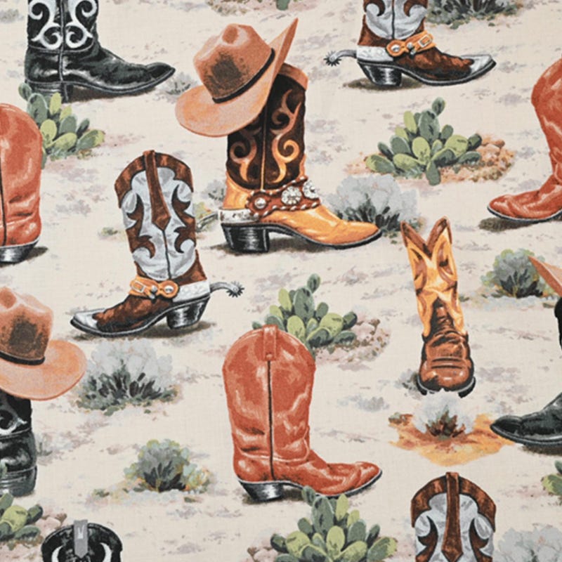 Cowboy Fabric - Etsy