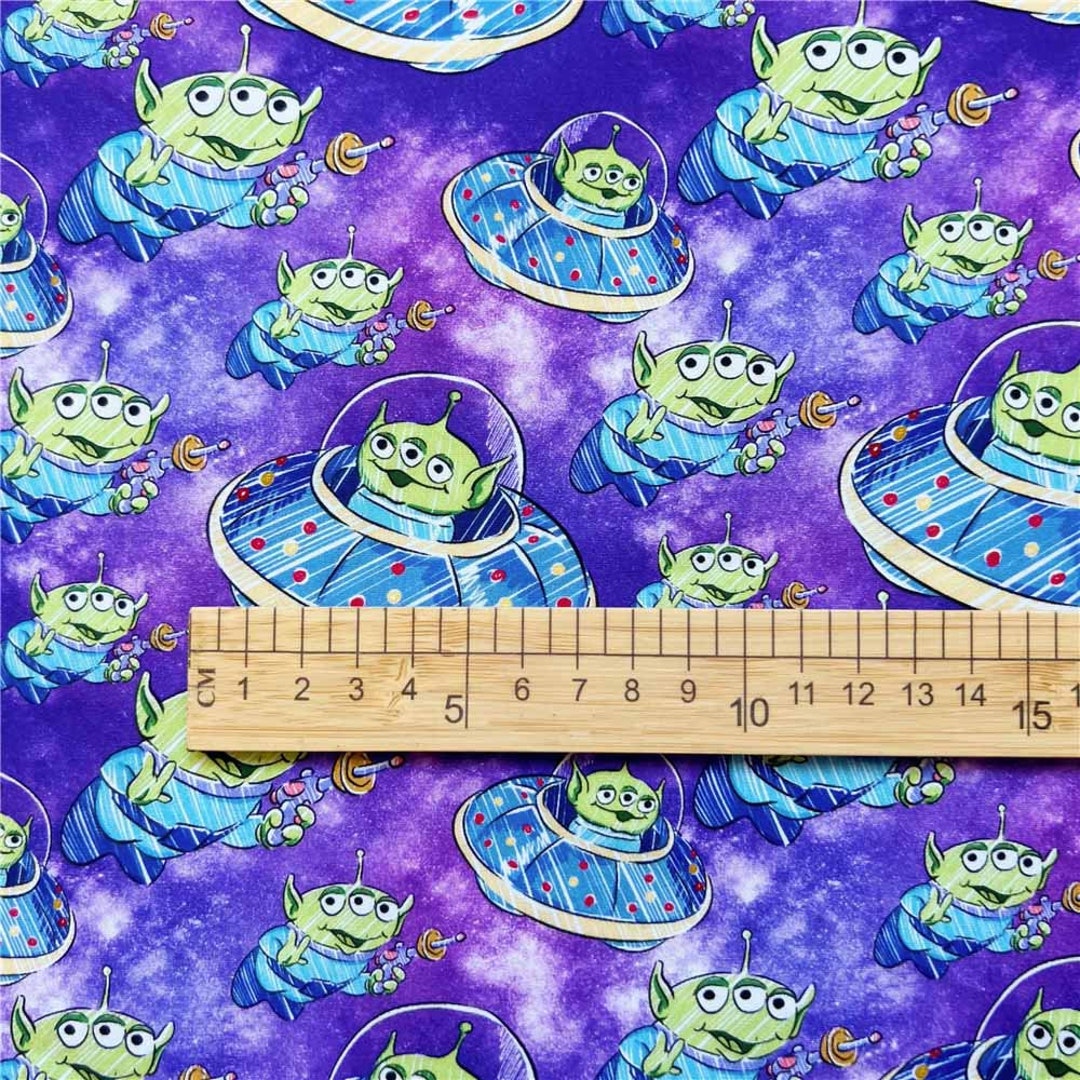 Disney Toy Story Aliens Fabric Cotton Cartoon Fabric Animation Fabric ...