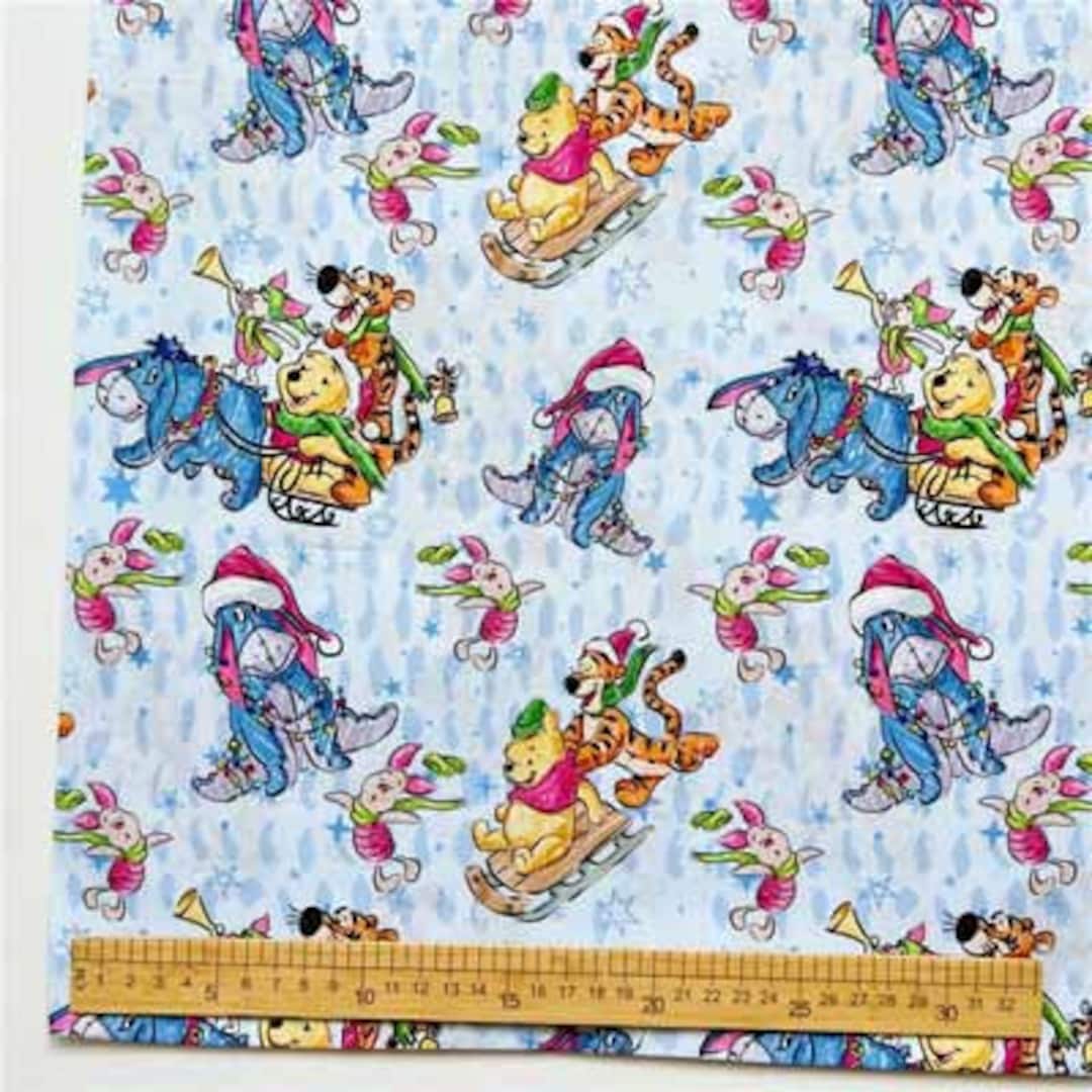 Winnie the Pooh Fabric Tigger Piglet Eeyore Fabric Cotton Cartoon ...