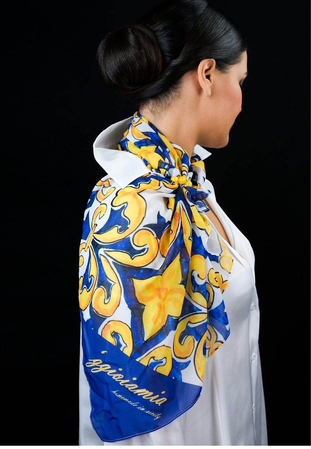 JEWEL SCARF Sicilian Decorations - Etsy