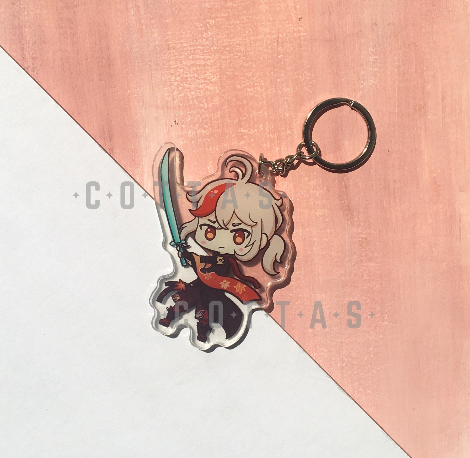 Genshin Impact Keychains kazuha, Hu Tao, Kokomi, Xiao, Venti, Yae Miko ...