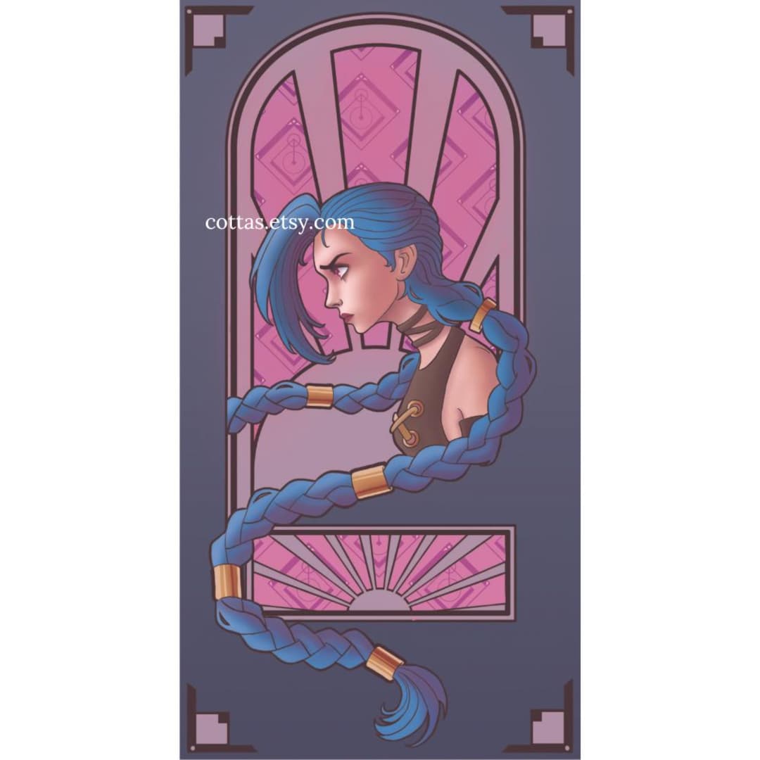 Jinx arcane Print - Etsy