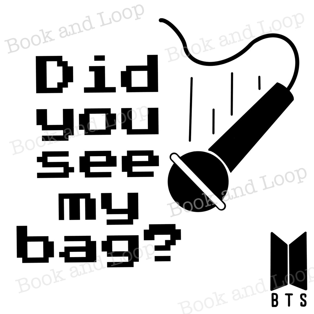 BTS Mic Drop SVG File - Etsy