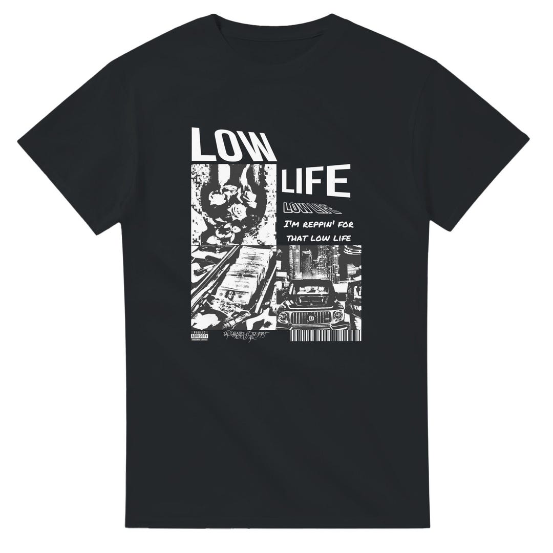 Low Life T Shirt Graphic Streetwear Tee the Weeknd Shirt Future Merch ...