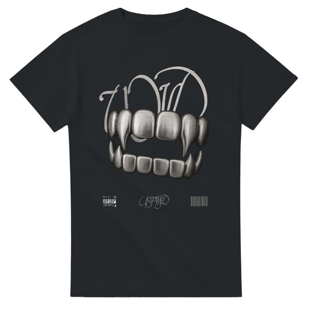 Grillz Graphic Streetwear T Shirt, Unisex Wild Grills Tee, Bold Graphic ...