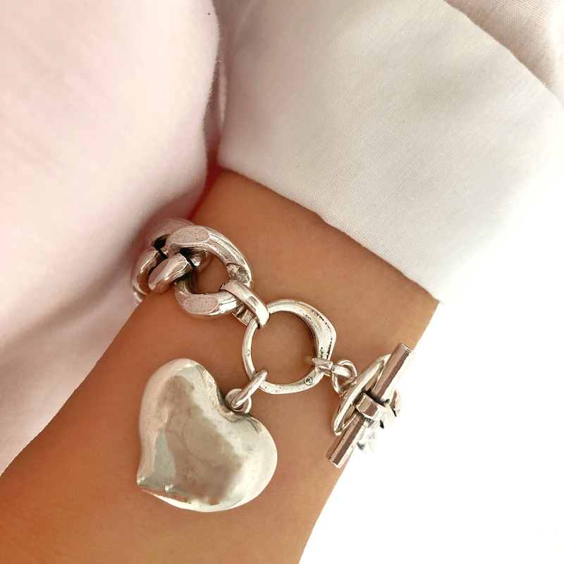 Silver Love Bracelet - Etsy