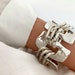 Antique Silver Heavy Bracelet, Large Massive Personalized Chunky Link ...