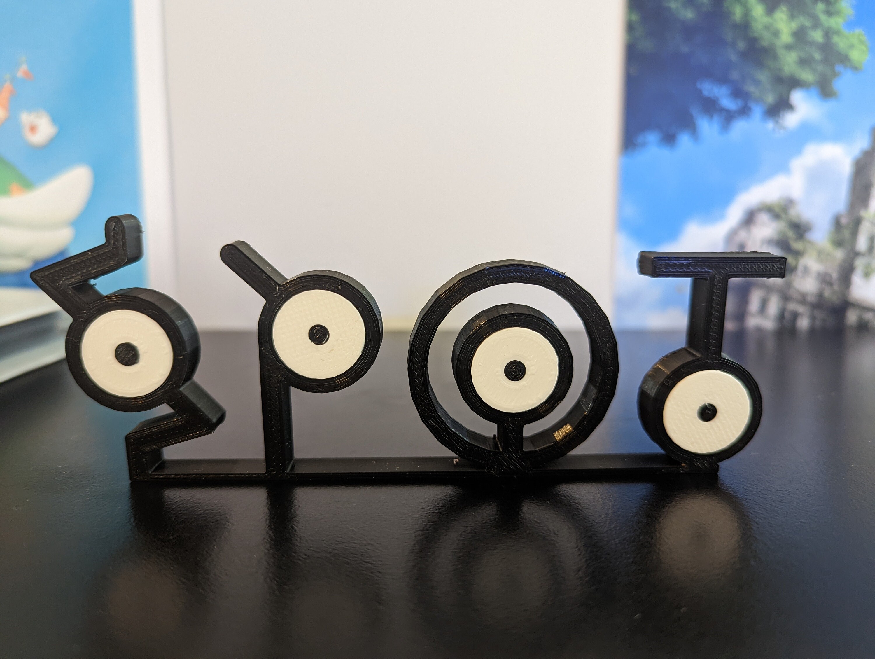 Personalized Unown Figurines- Make Your Own Name, Saying or Phrase - Etsy