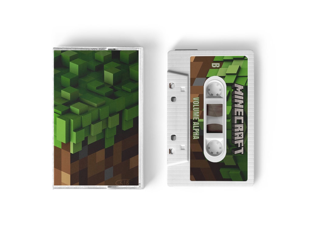 Minecraft Volume Alpha Audio Cassette Tape Includes Artwork & Tracklist ...