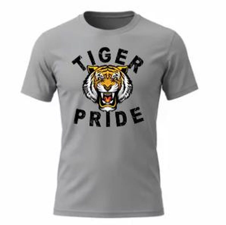 Tiger Pride Digital Download SVG and PNG 300dpi Transparent Background ...