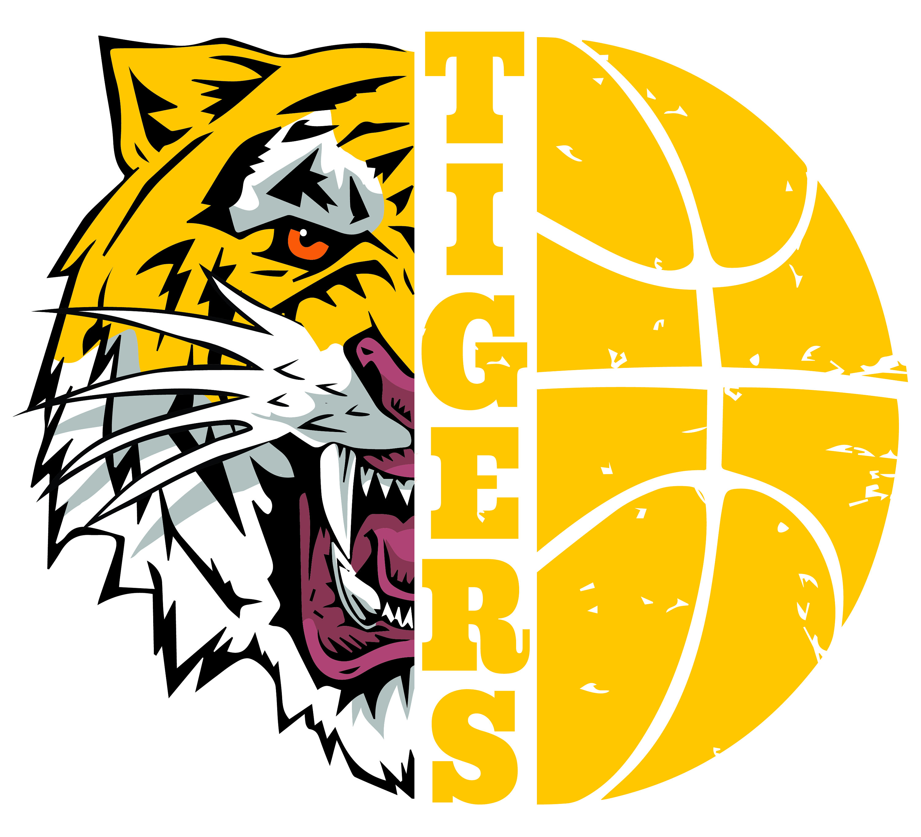 Tiger Basketball Logo Design