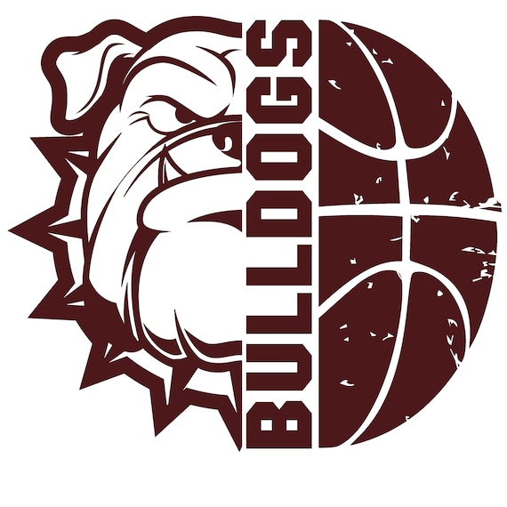 Bulldog Mascot Clipart Basketball