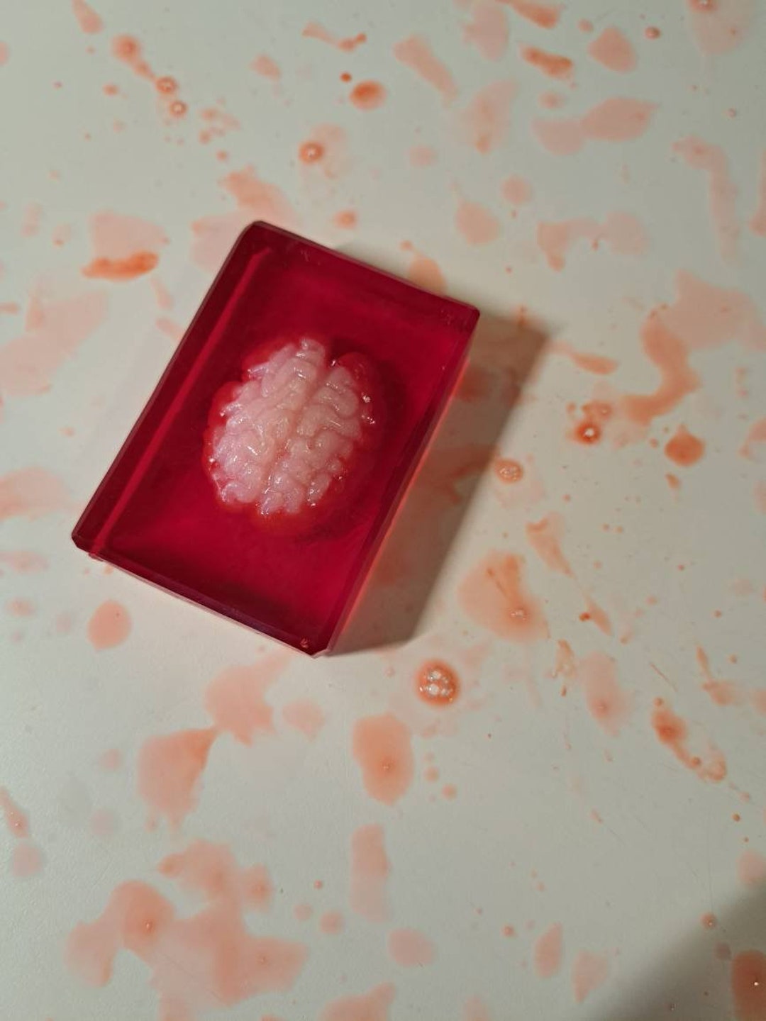 Bleeding Squishy Jelly Brain Soap - Etsy