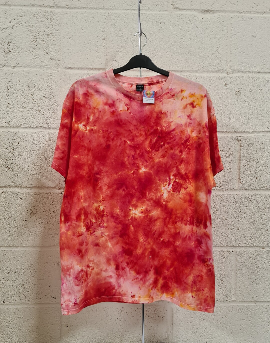 Flame Style Tie Dye T-shirt - Etsy