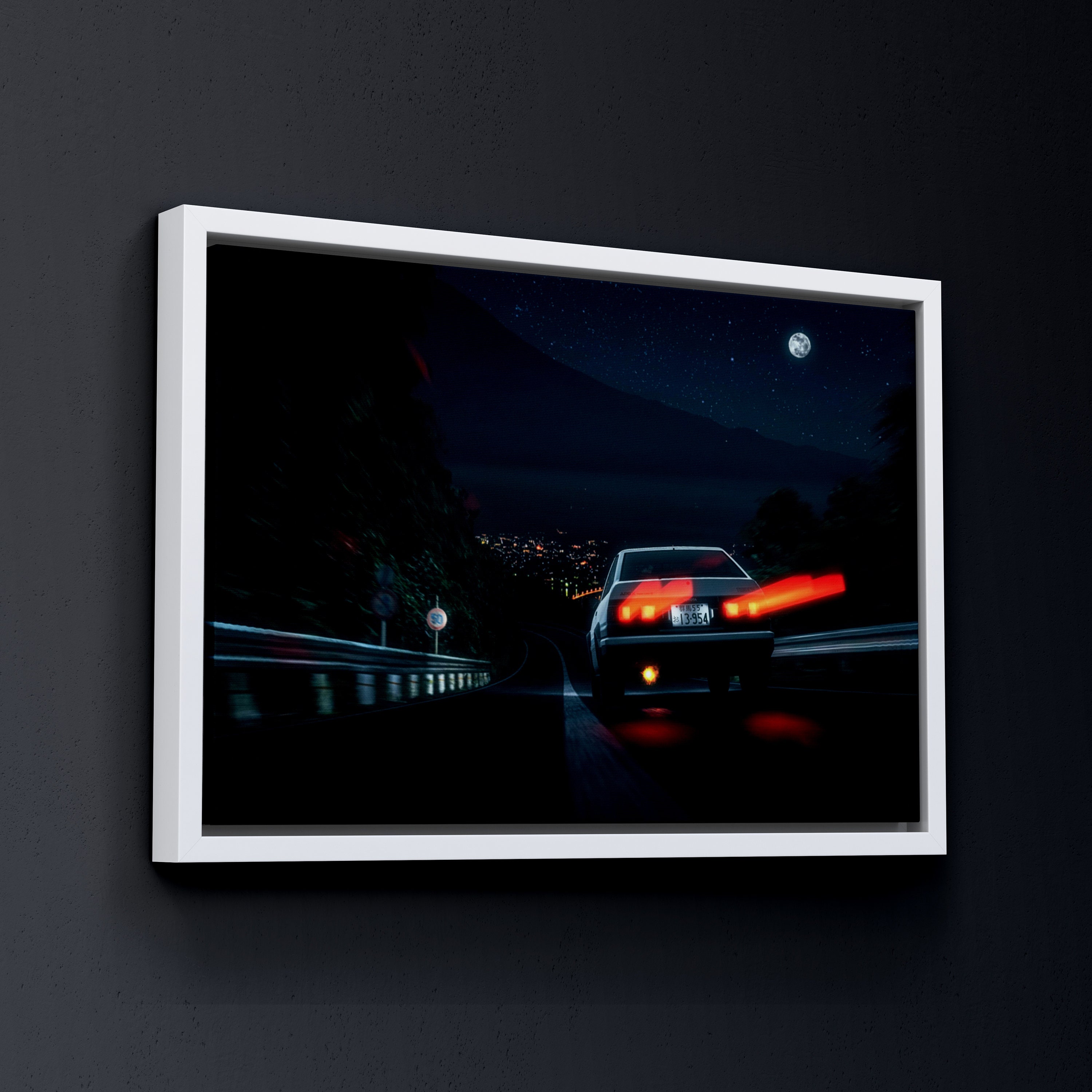 Initial D Wall Art, Japonic Car Wall Hangings, Gift for Boyfriend, Gift ...
