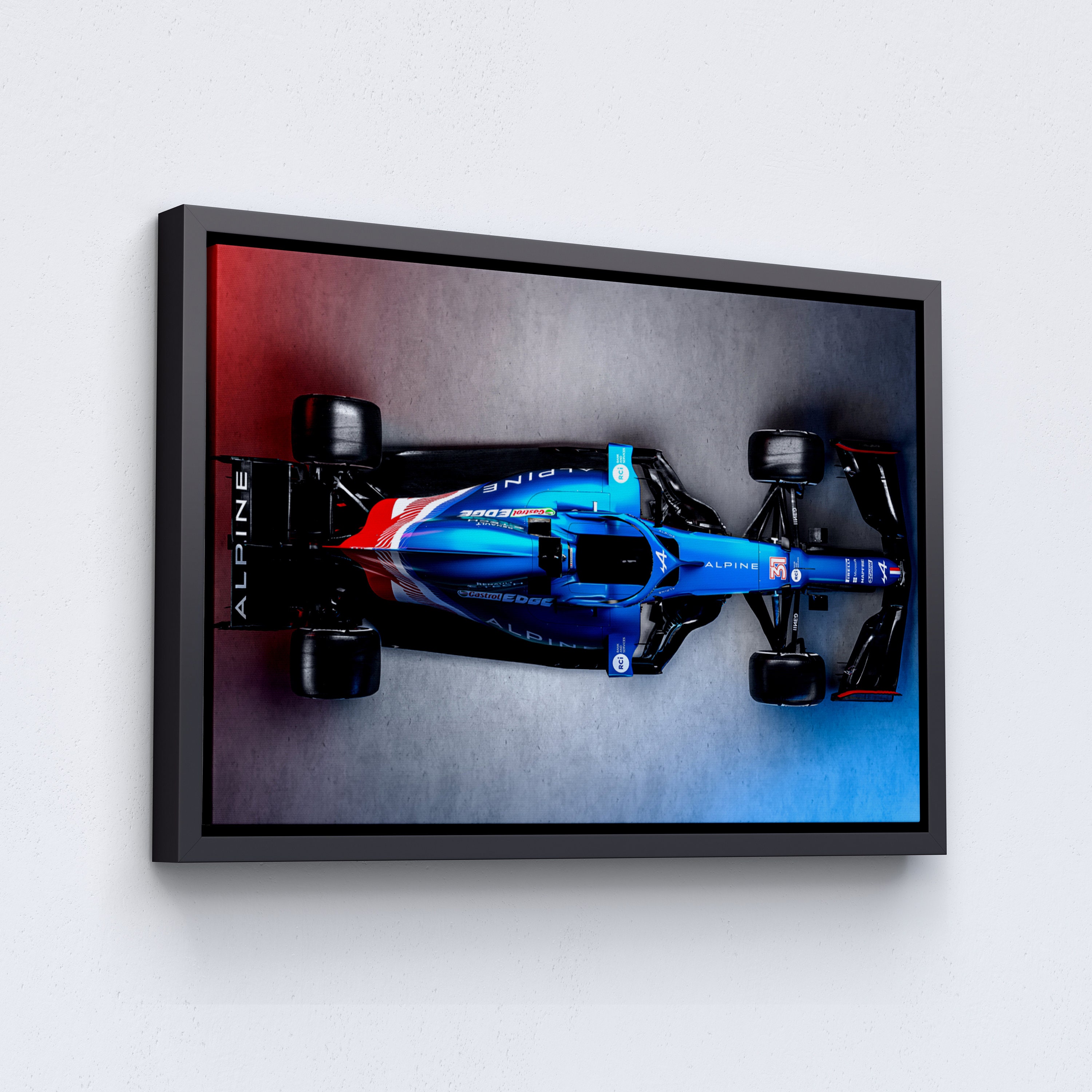 BWT Alpine F1 Car Wall Hangings, Grand Prix Decorative Wall Art, F1 ...
