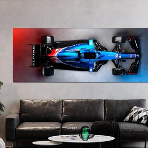 Formula Alpine Renault F1 Team 5 Piece Canvas Art, Alpine A521 Poster ...