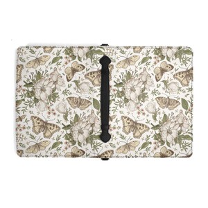 Moth Wildflowers Custom Bible Cover, Boho Christian Gift for Her ...