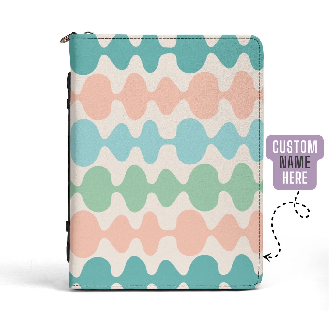 Retro Pastel Bible Cover for Women, Custom Bible Cover, Christian Gift ...