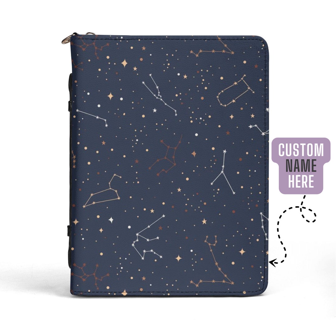 Constellation Bible Cover Personalized, Custom Bible Cover, Christian ...
