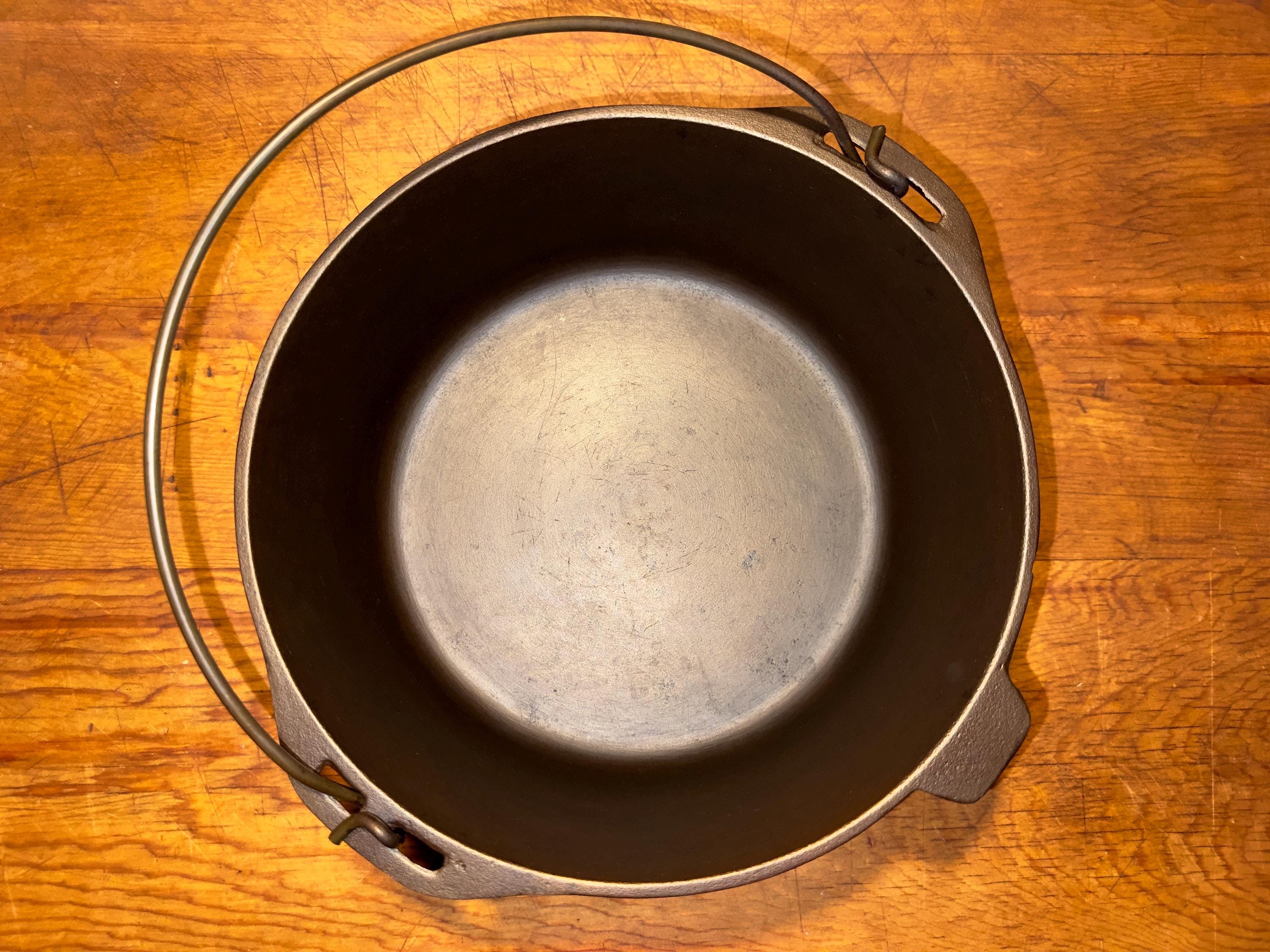 Vintage/antique Lodge 'triple Notch' Era 8 Unmarked Cast Iron Dutch ...