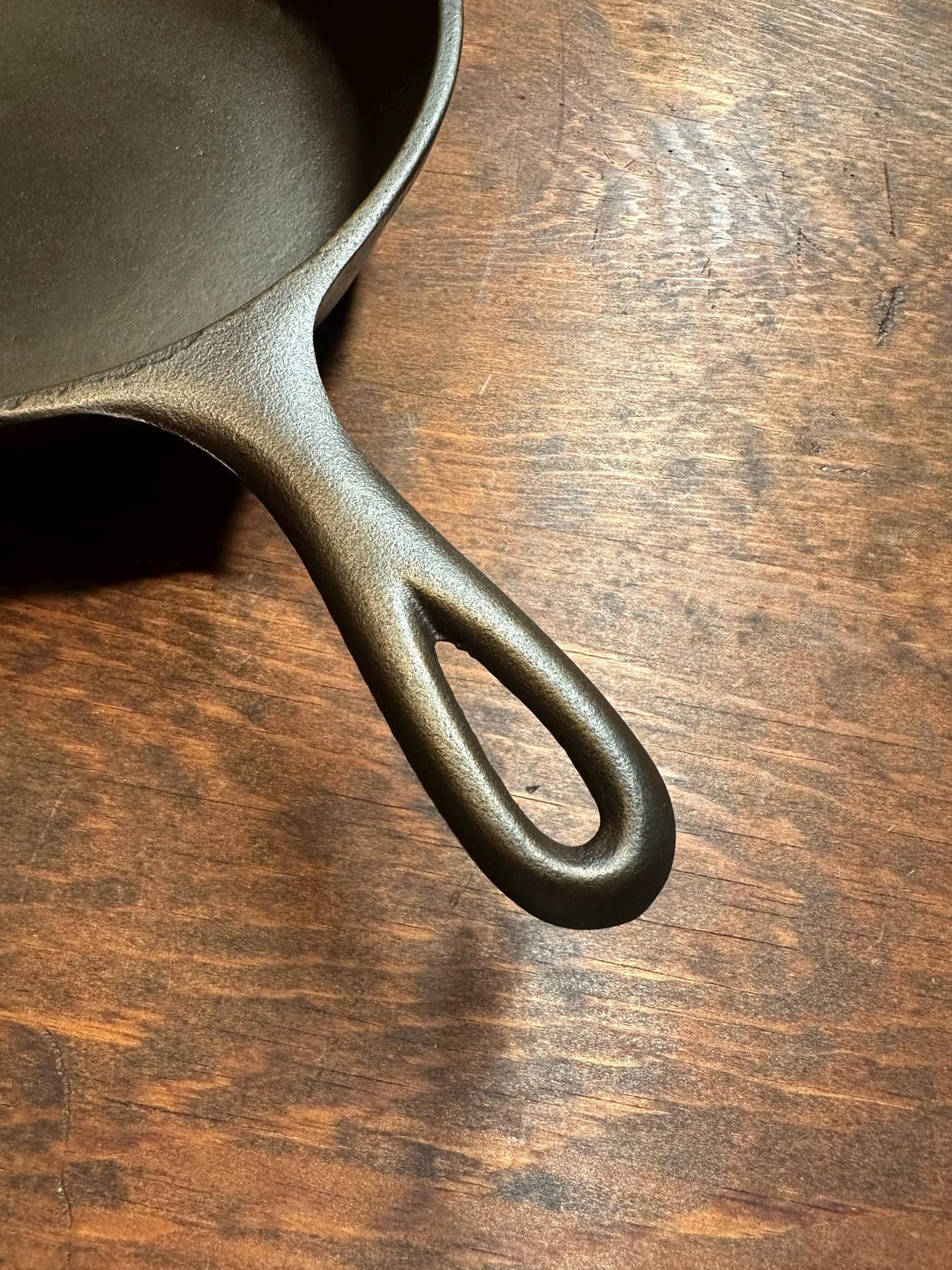 Vintage/antique Lodge Three Notch #5 Unmarked Cast Iron Skillet W/ Heat ...