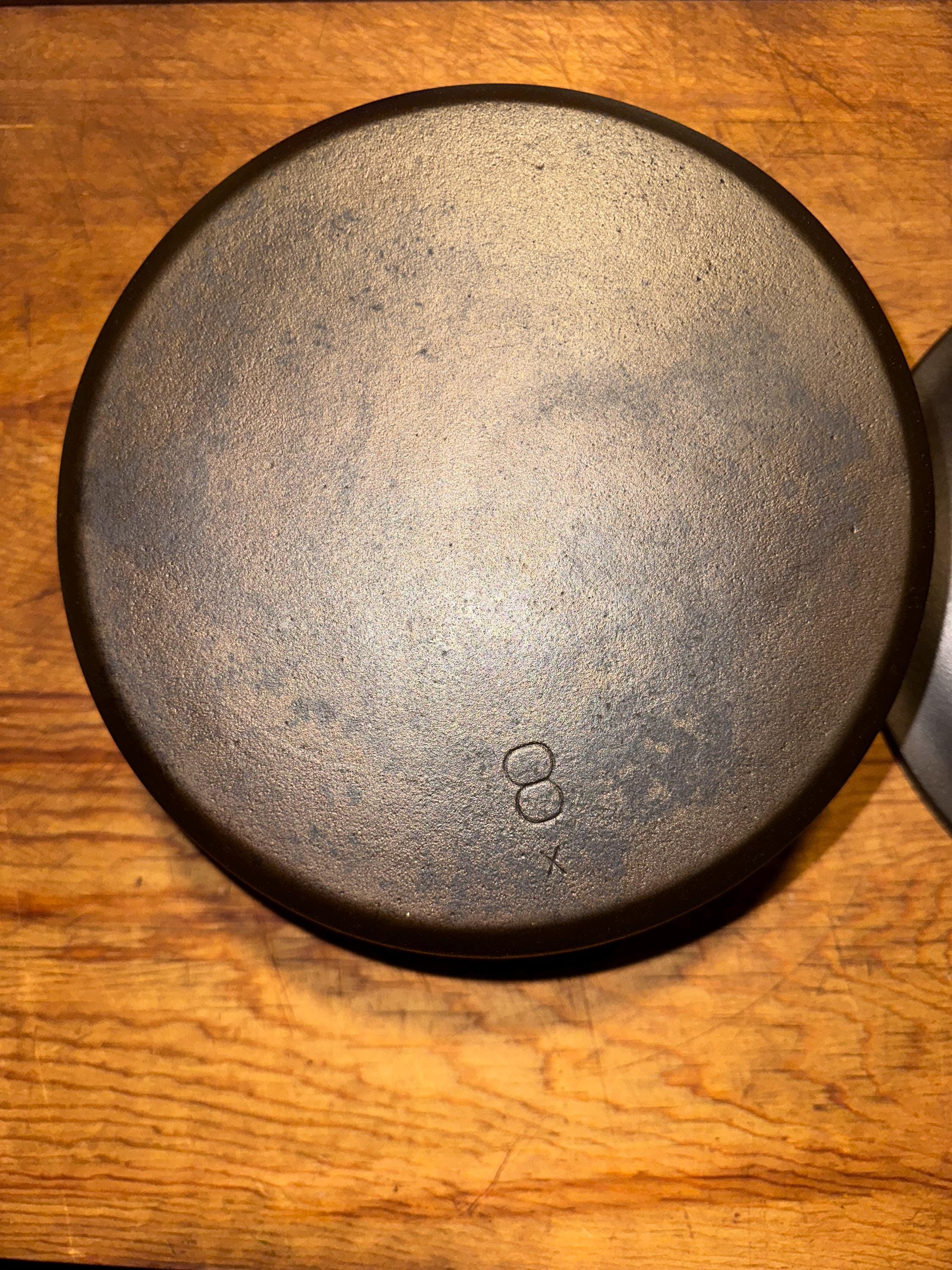 Vintage/antique Lodge 'triple Notch' Era 8 Unmarked Cast Iron Dutch ...