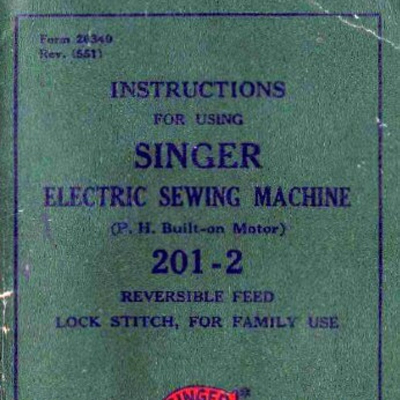 201 Singer Sewing Machine - Etsy