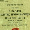 SINGER 9030 9034 9044 9110 Instruction Manual Sewing Machine in English ...