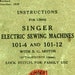 SINGER 9030 9034 9044 9110 Instruction Manual Sewing Machine in English ...