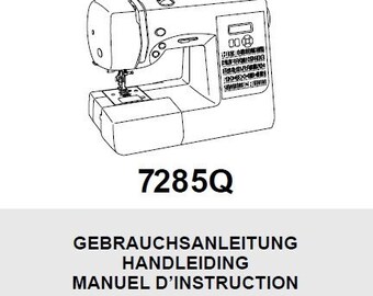 SINGER 117 FEATHERWEIGHT II Instruction Manual Sewing Machine - Etsy