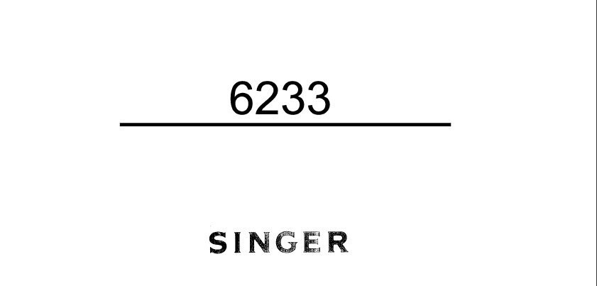 SINGER 6233 Instruction Manual Sewing Machine - Etsy