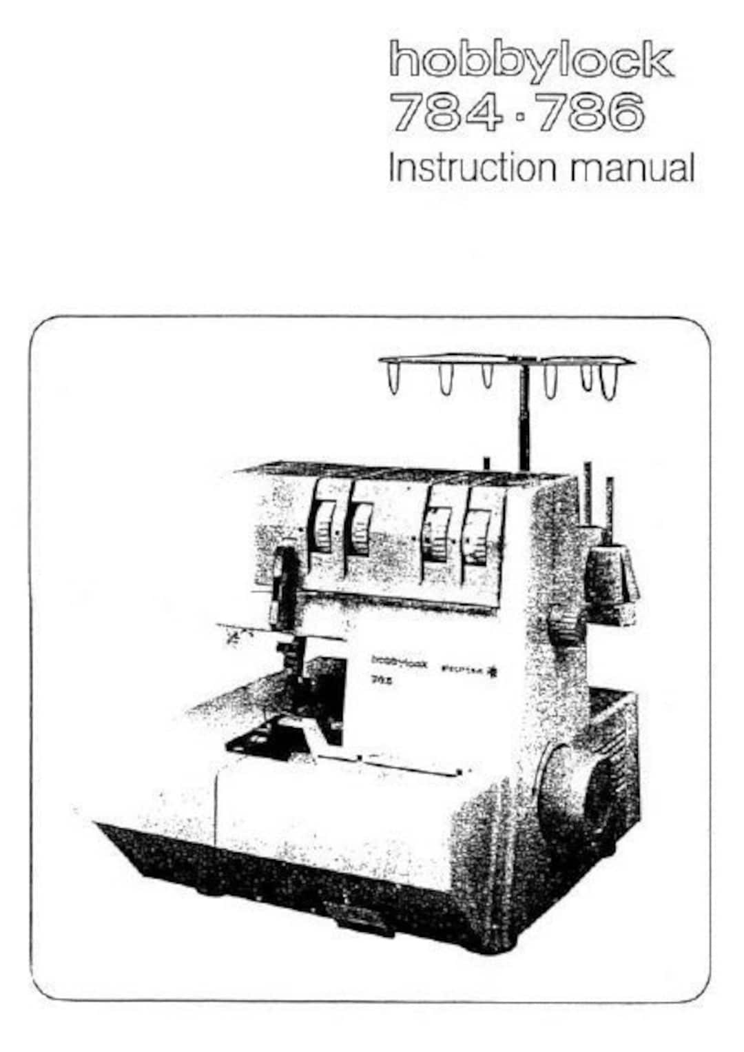 PFAFF Hobbylock 784 786 Sewing Machine Instruction Manual (PDF Download ...